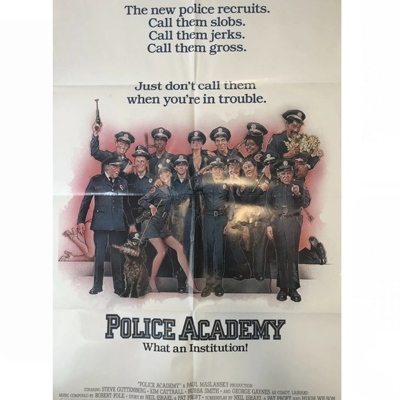 Jack Stewart | Jackets & Coats | Police Academy 3 Movie Promo Jacket ...